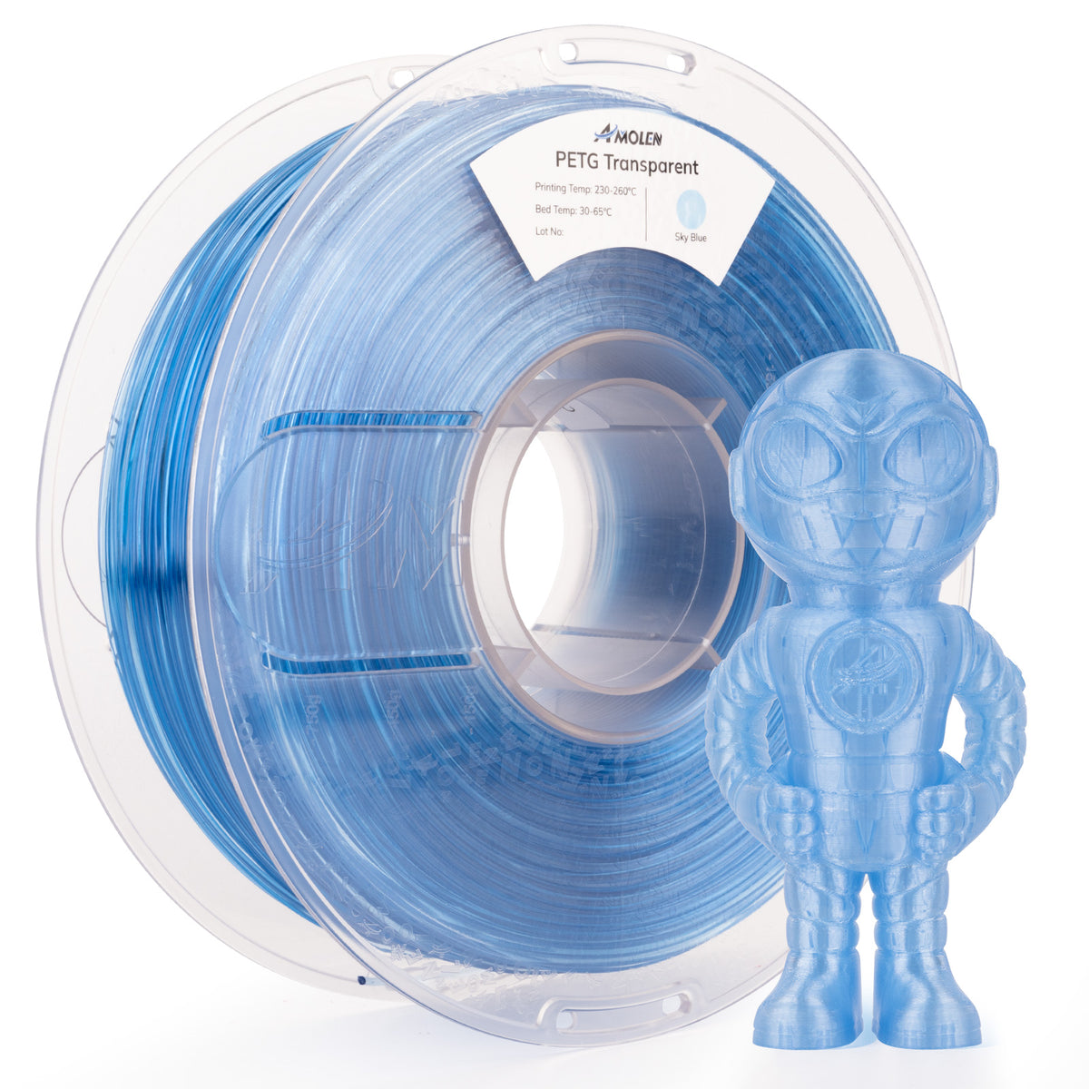 PETG Transparent 1.75mm | Premium 3D Printer Filament