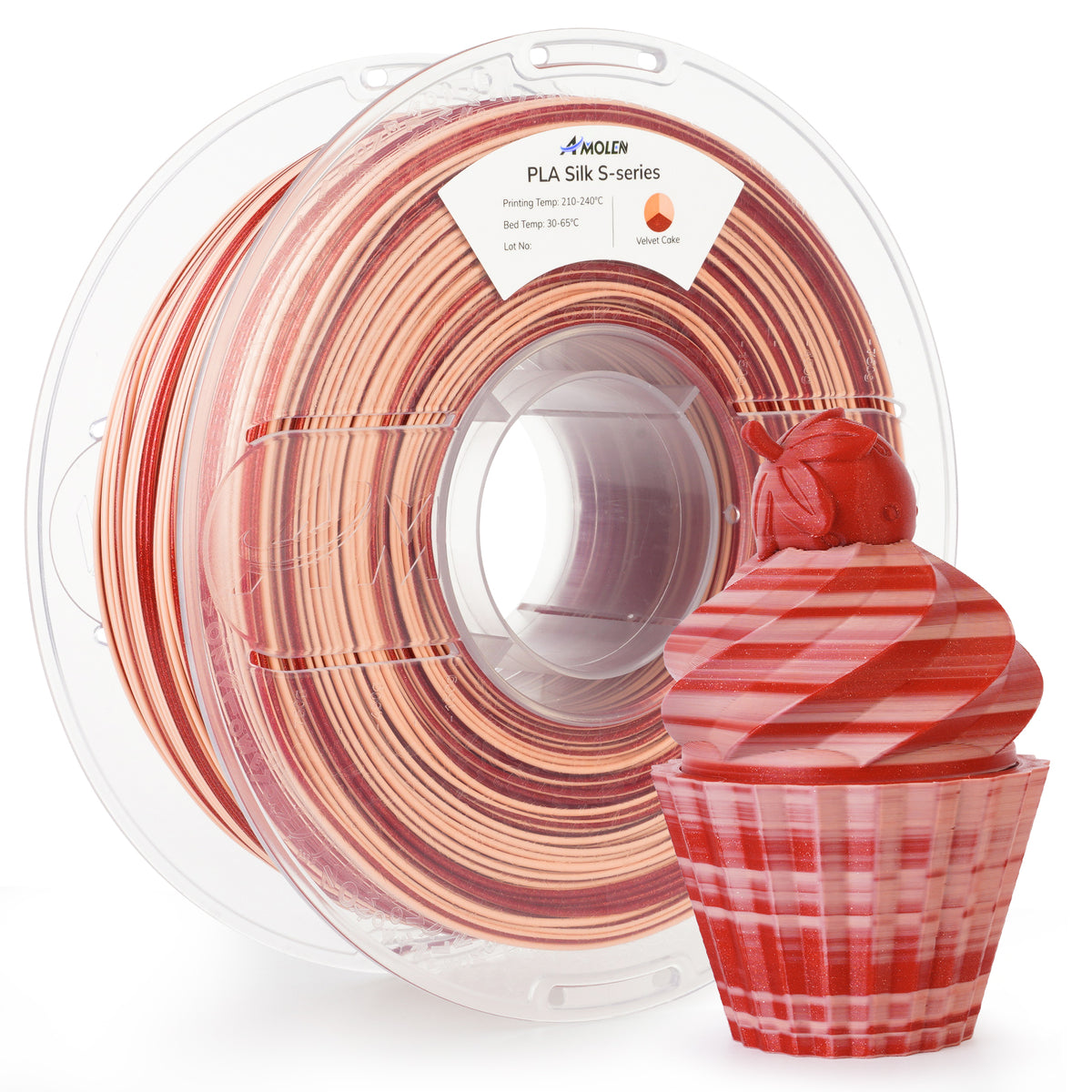 Amolen Silk S-Series PLA | Multicolor Silk | Fast Color Change | 3D ...