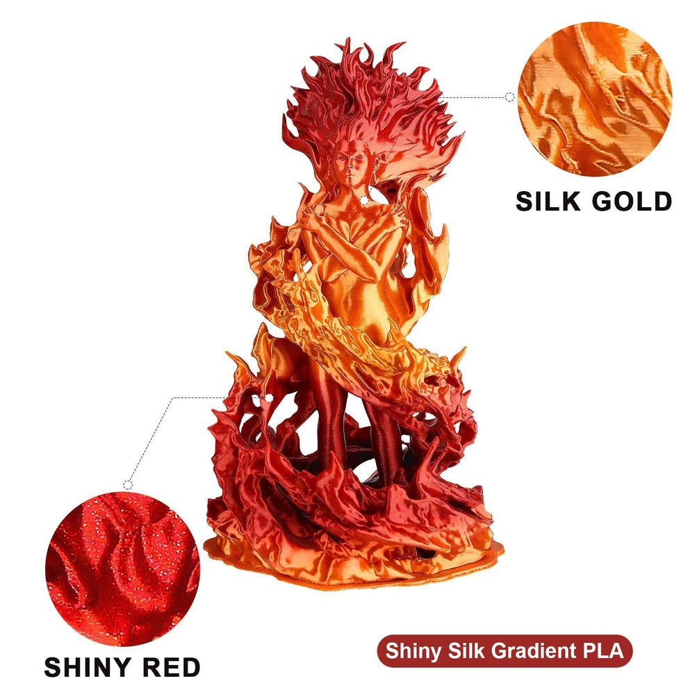 Amolen PLA Silk Shiny Gradient Variety Pack