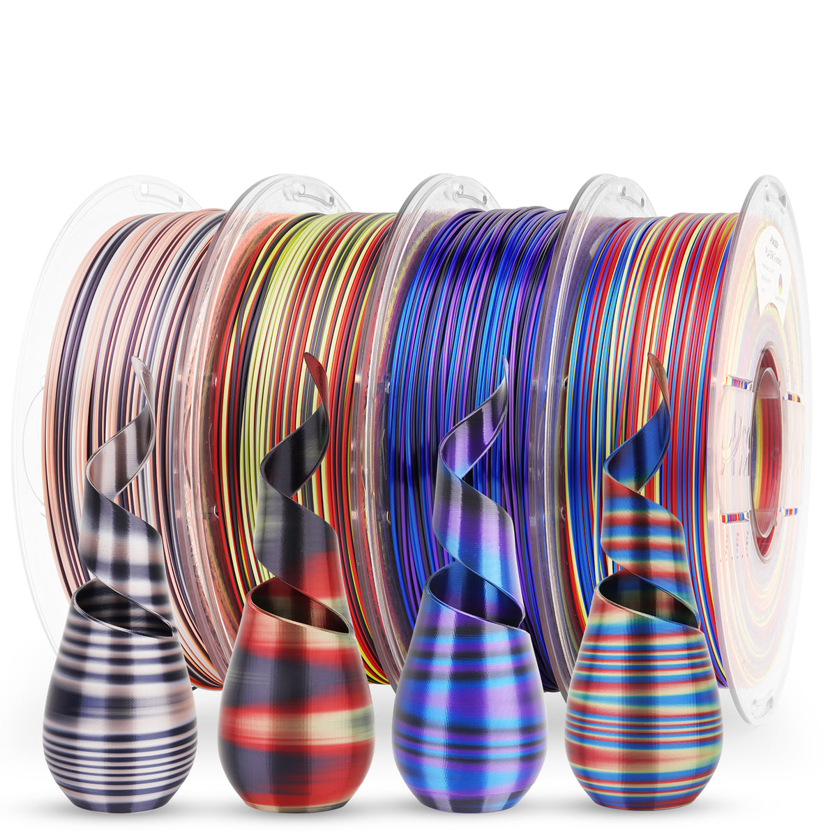 PLA Silk S-Series 1.75MM | Multicolor Filament Pack