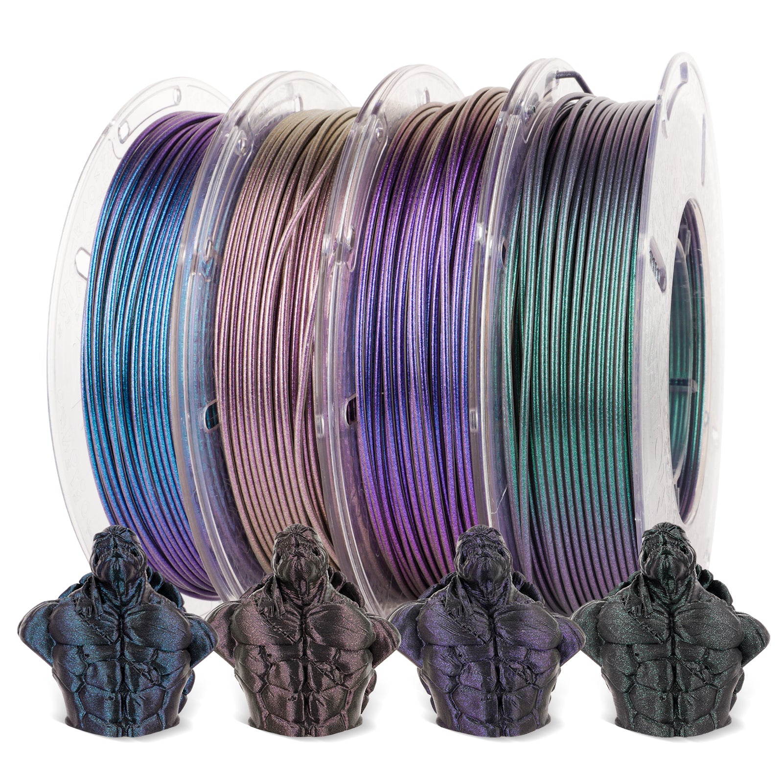 PLA Galaxy Pack | 4x200g Sparkle 3D Printer Filament