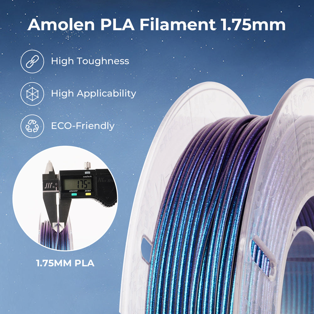Amolen PLA Galaxy / Sparkle & Shiny Variety Pack