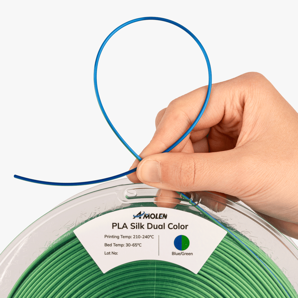 Amolen PLA Silk Dual Color Filament