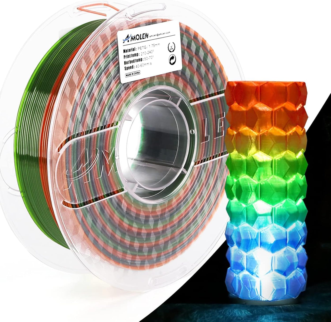 PETG Transparent 1.75mm | Premium 3D Printer Filament