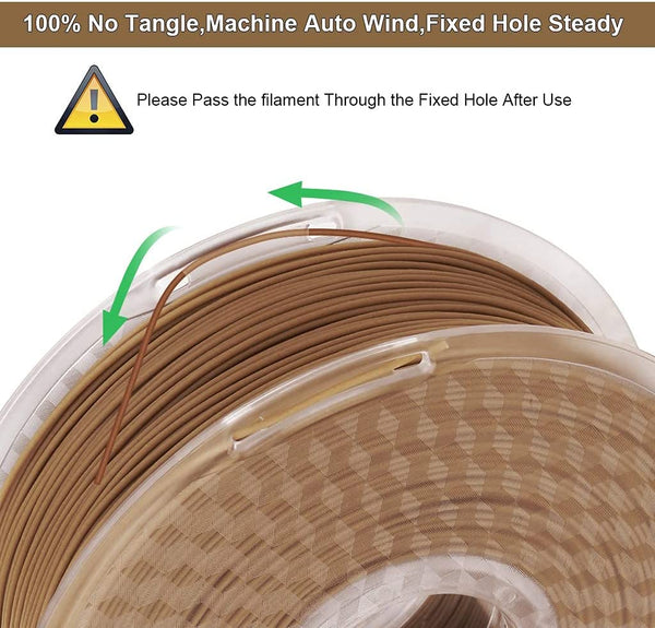 PLA Wood 1.75mm | Real Wood Fiber 3D Printer Filament